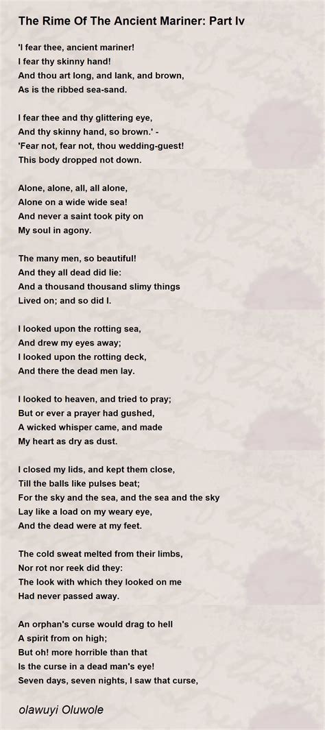 Ancient Mariner Poem Analysis - SKS Search